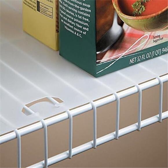 Kitchen | Shelf Liner For 16 Wire Shelving With Locking Tabs 1 Foot ...